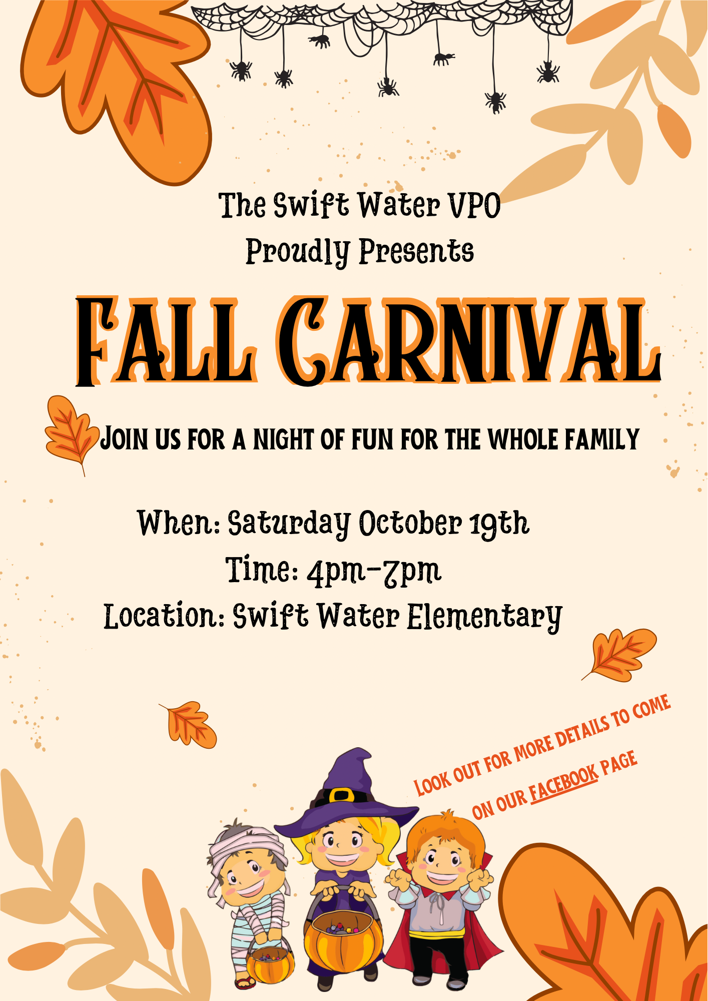 5 Tickets for Fall Carnival – Swift Water VPO